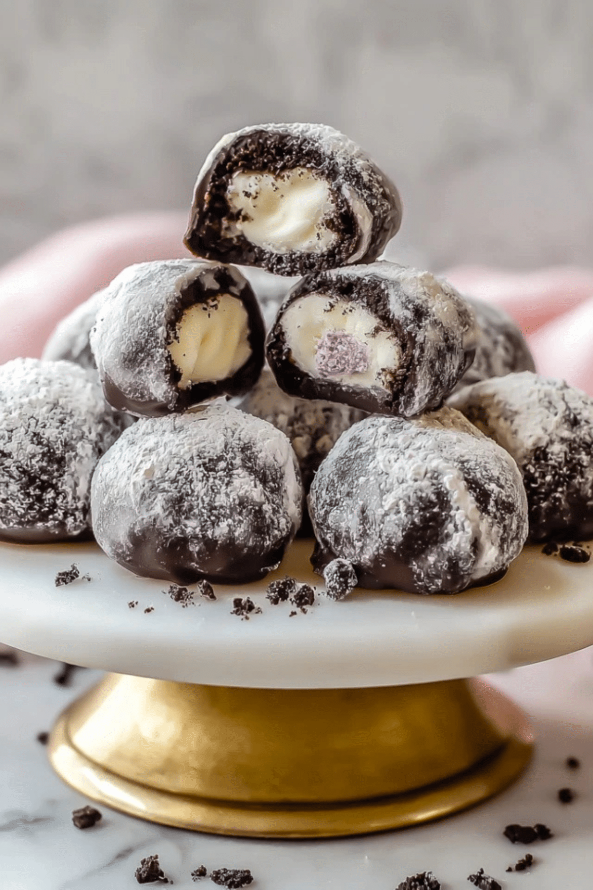 Snowball Oreo Cookie Balls: Easy No-Bake Holiday Treat - Recipes by Lucelle