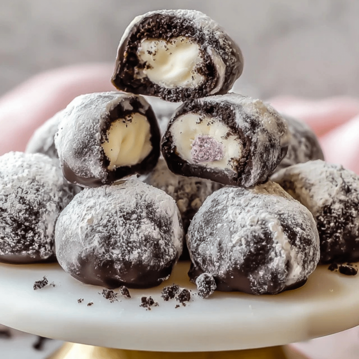 Snowball Oreo Cookie Balls: Easy No-Bake Holiday Treat - Recipes by Lucelle