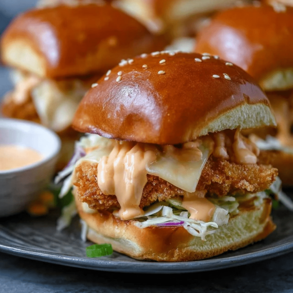Bang Bang Chicken Sliders – easy Crispy, Saucy, and Totally Addictive ...
