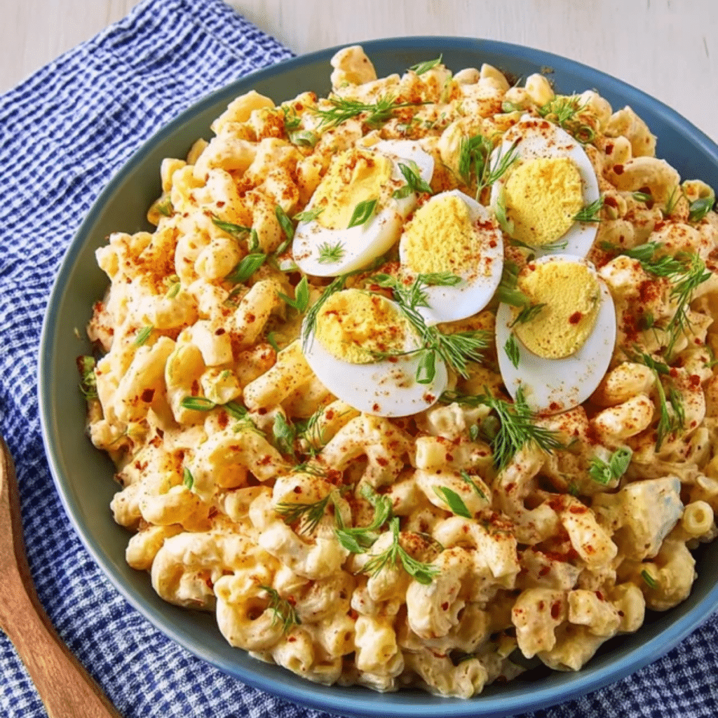 Deviled Egg Macaroni Salad: A Creamy, Tangy Twist on a Picnic Classic ...