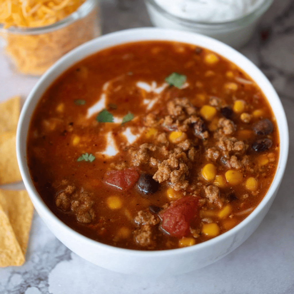 Ground Turkey Taco Soup: A Hearty and Healthy One-Pot Meal - Recipes by ...