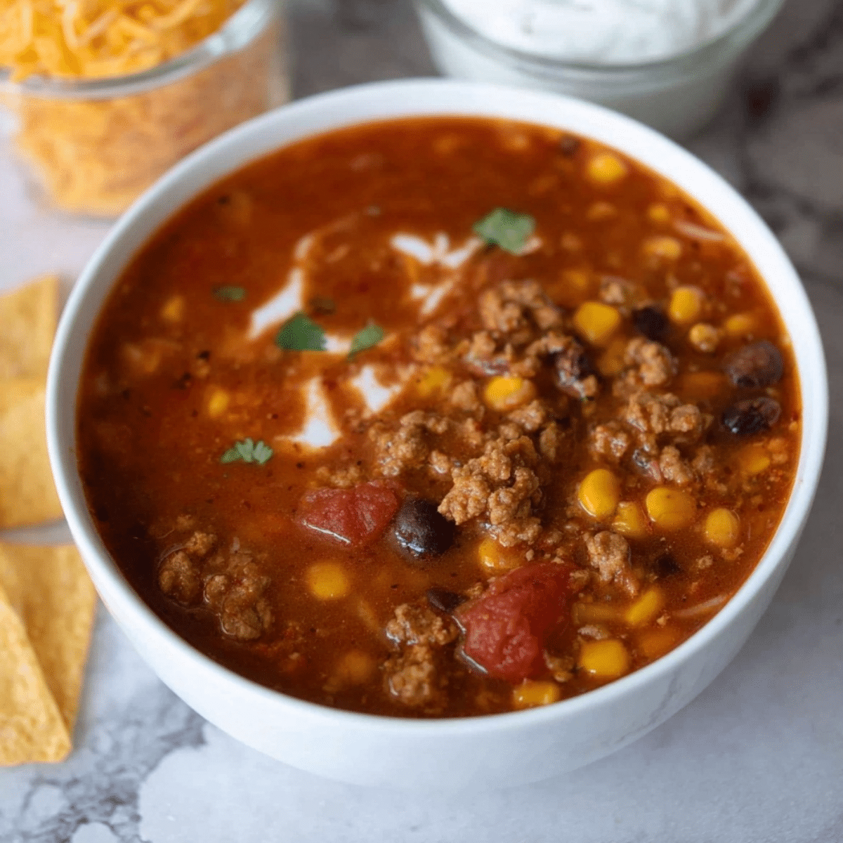 Ground Turkey Taco Soup: A Hearty and Healthy One-Pot Meal - Recipes by ...
