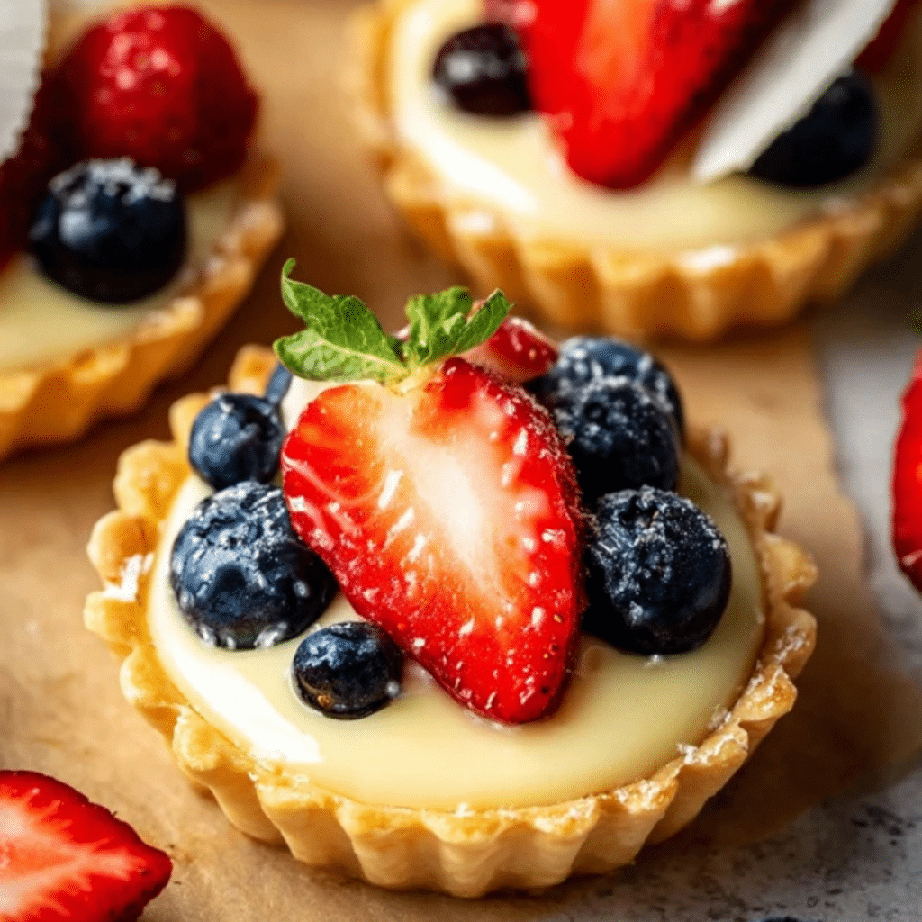 Mini Fruit Tarts With Pastry Cream – A Delightfully Fresh Dessert ...