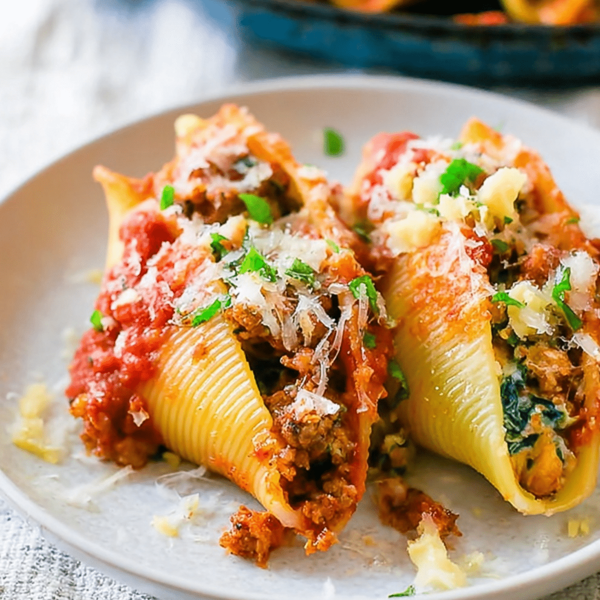 Slow Cooker Stuffed Shells with Sausage and Spinach – Easy Comfort Food ...