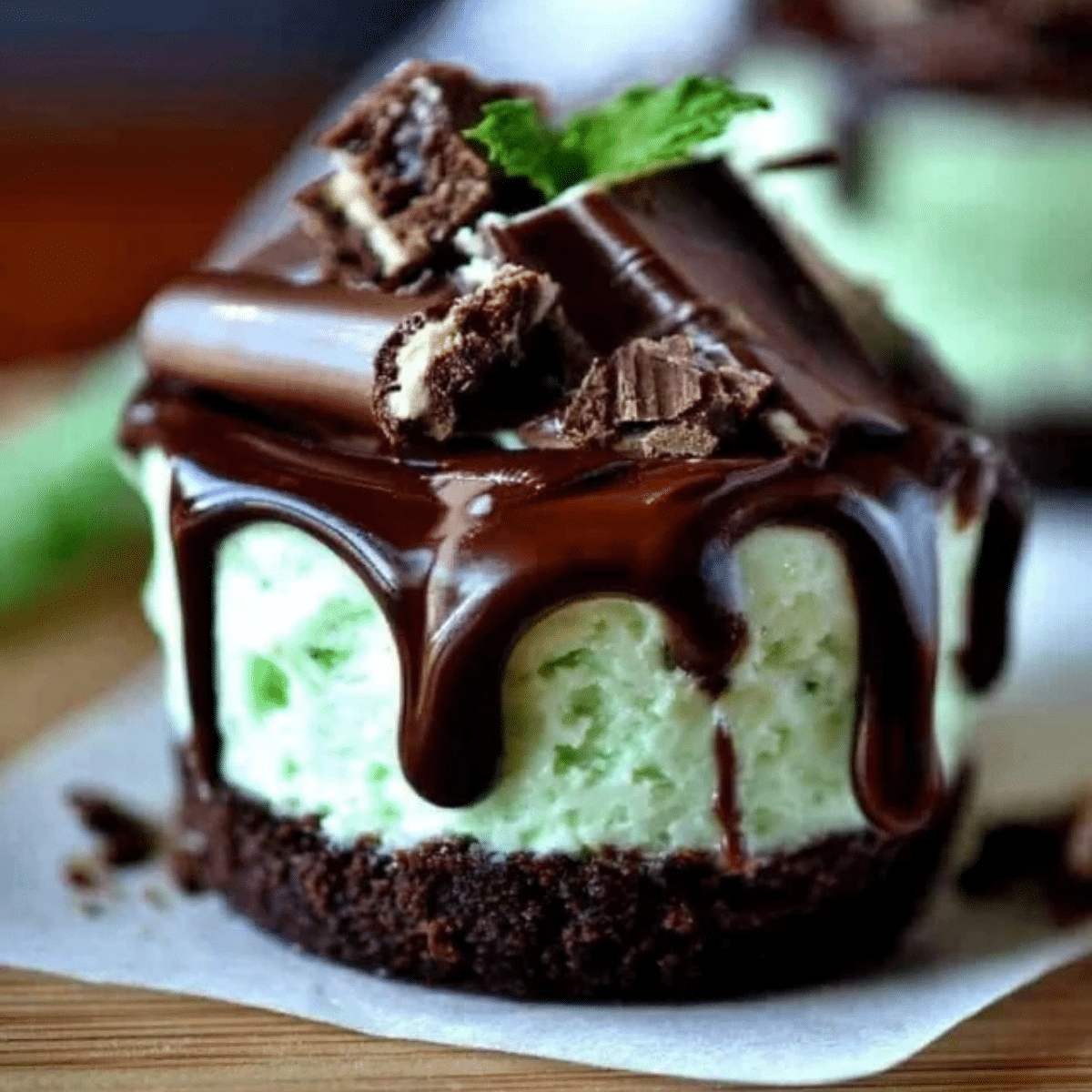 Andes Mint Mini Cheesecakes – Easy & Creamy Holiday Treat - Recipes by ...