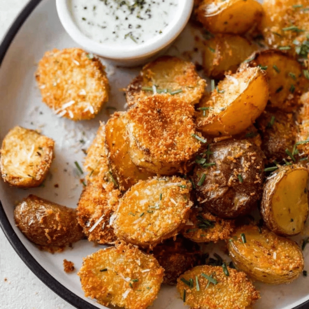 Crispy Roasted Parmesan Potatoes – Easy Oven Perfection - Recipes by ...