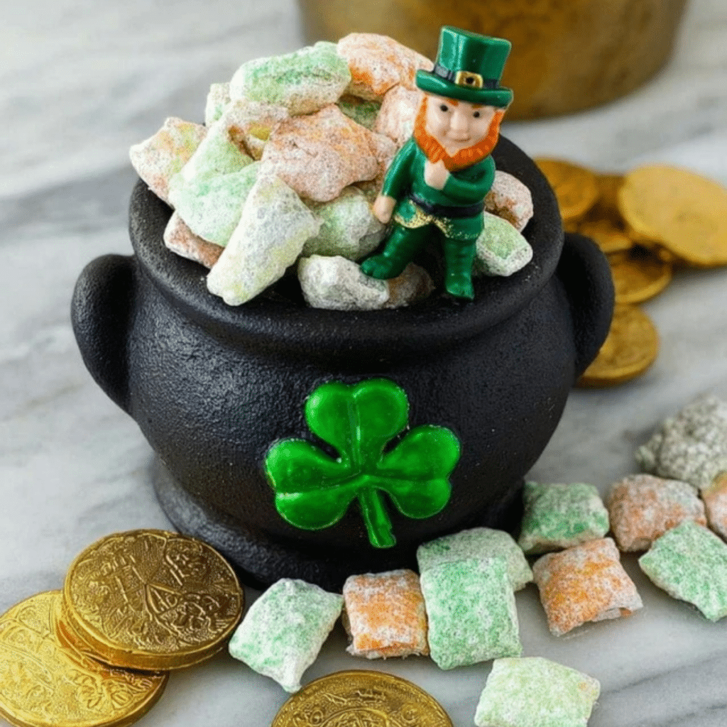 Leprechaun Puppy Chow – Easy No-Bake Treat for St. Patrick’s Day ...