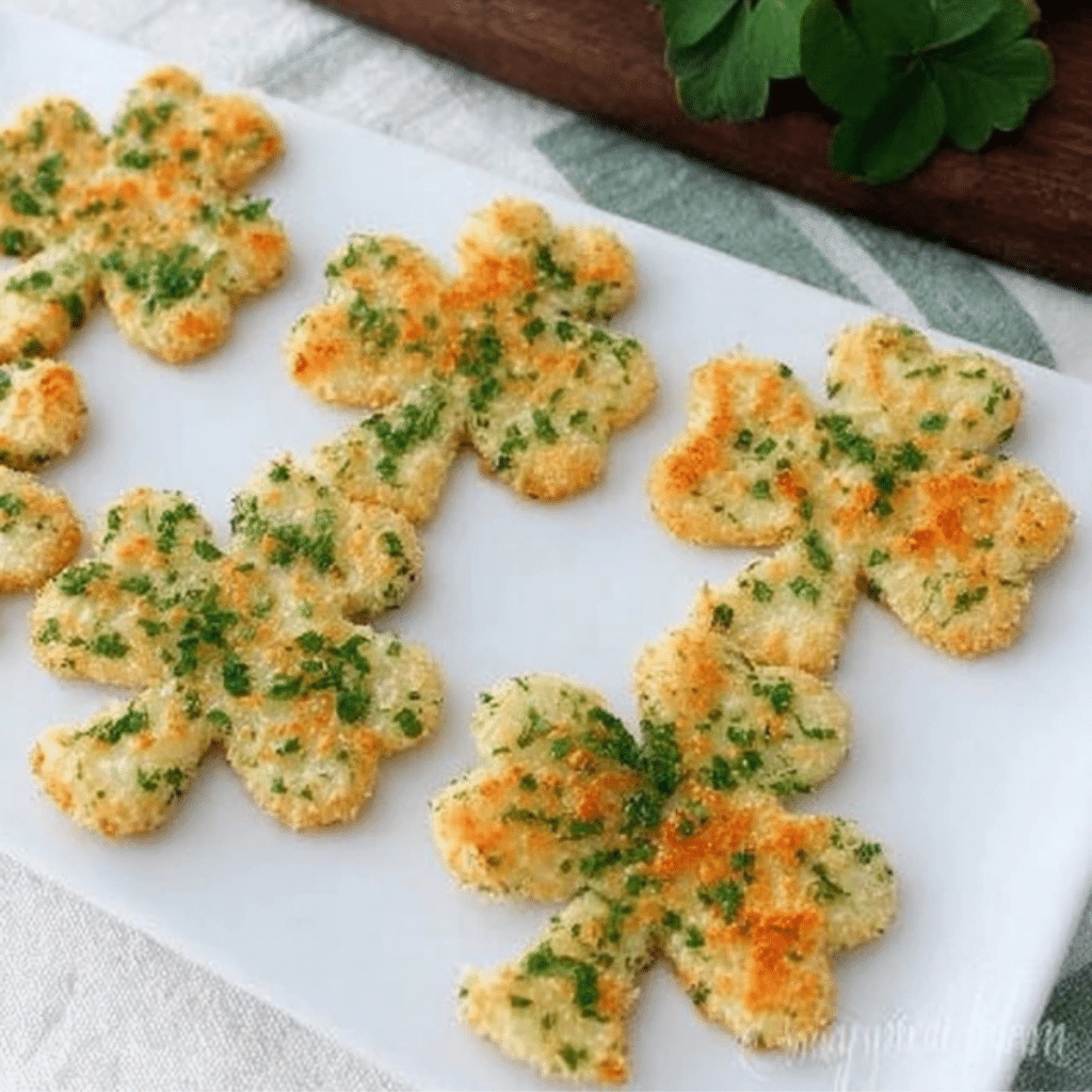 Shamrock Shaped Snack Crisps – Easy Festive Party Treat - Recipes by ...