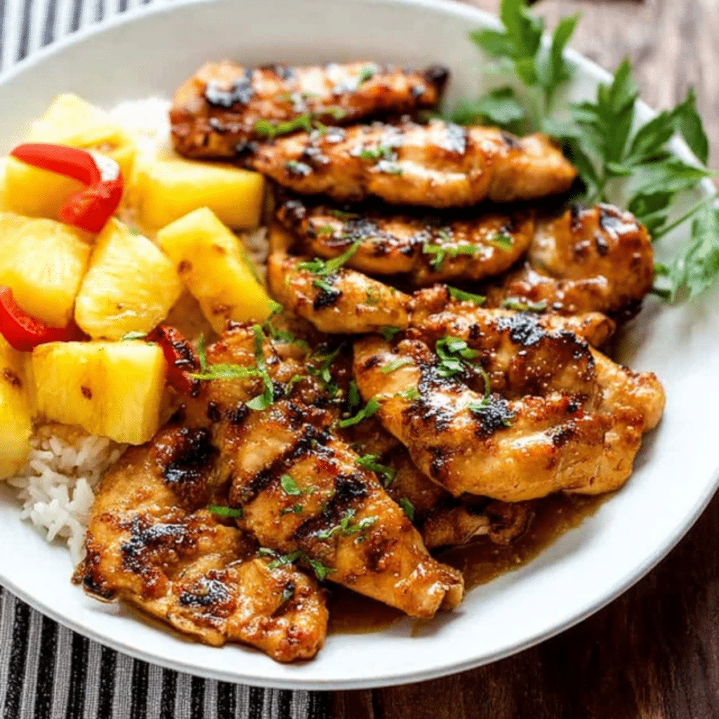 Hawaiian Chicken with Coconut Rice: Easy Tropical Dinner - Recipes by ...
