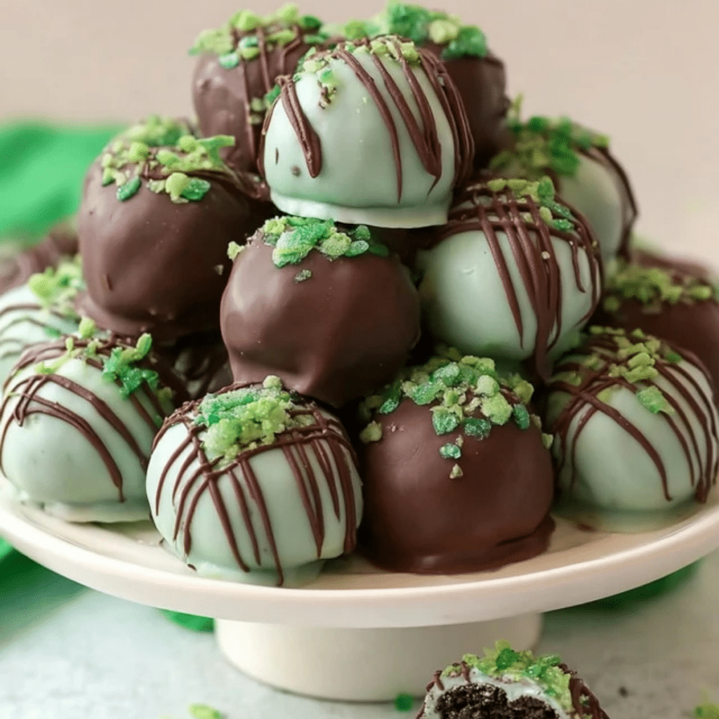 Easy Mint Oreo Balls Recipe (No-Bake Treat) - Recipes by Lucelle