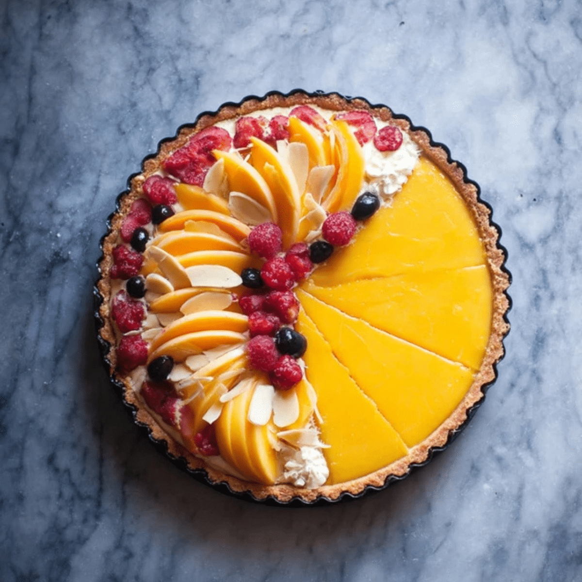 Mango Curd Tart: Easy Tropical Dessert Recipe - Recipes by Lucelle