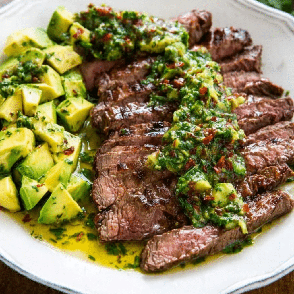 best Skirt Steak with Avocado Chimichurri: A Flavorful Weeknight Dinner ...